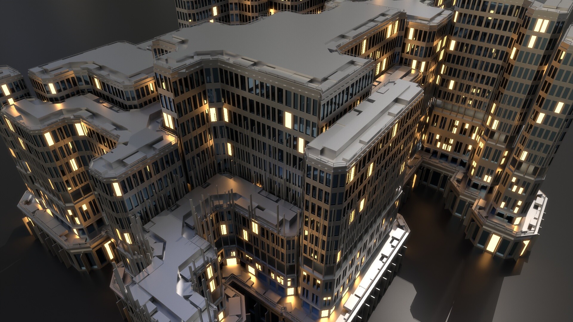 Giimann . - Futuristic Skyscraper Generator HDA