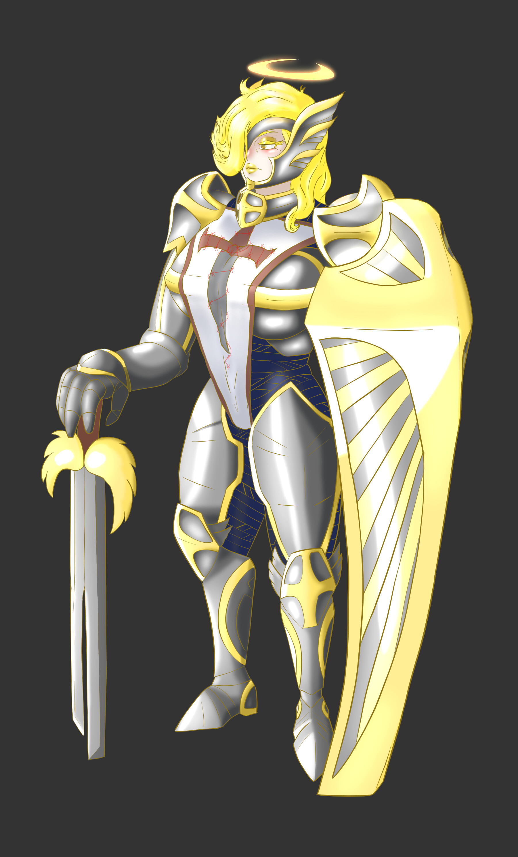 ArtStation - Aasimar Warrior