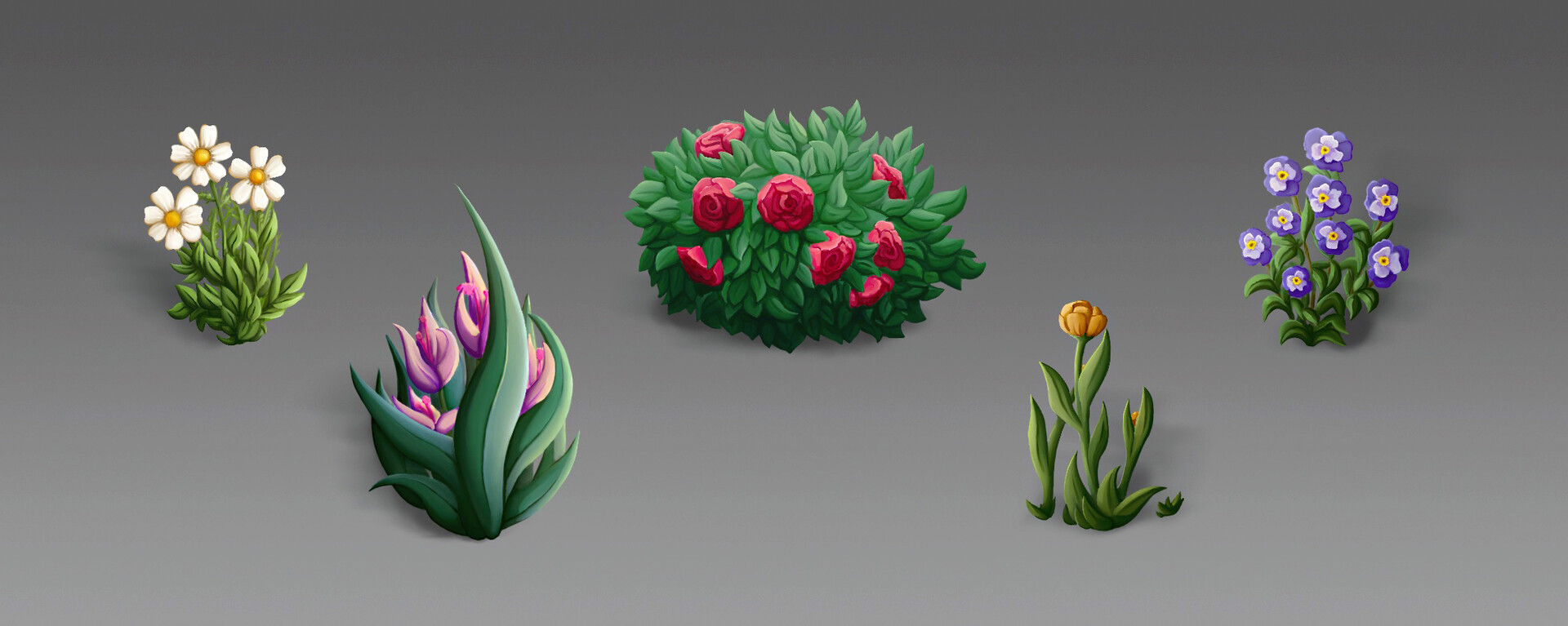 ArtStation - Props flower