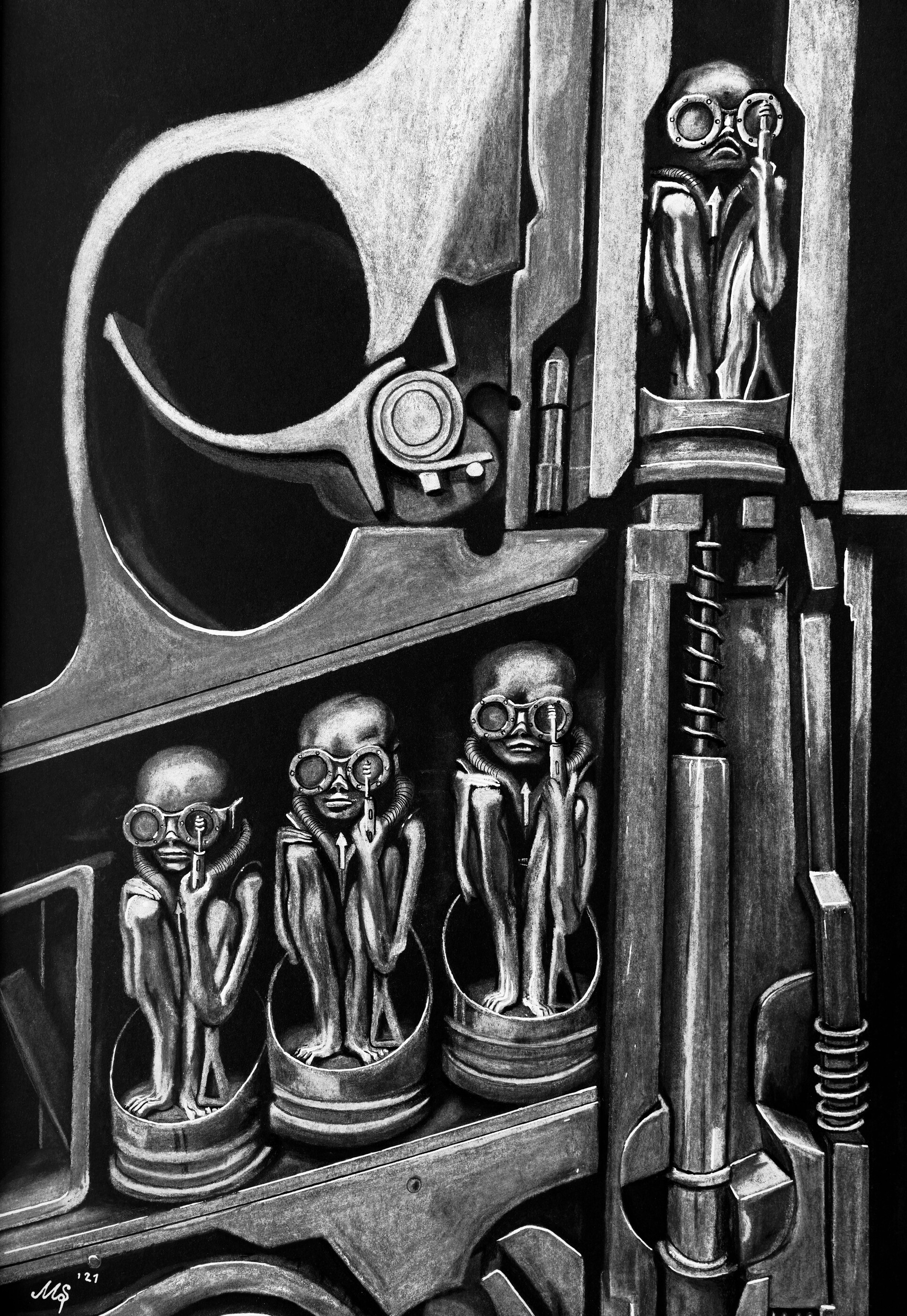 H R Giger Birth Machine