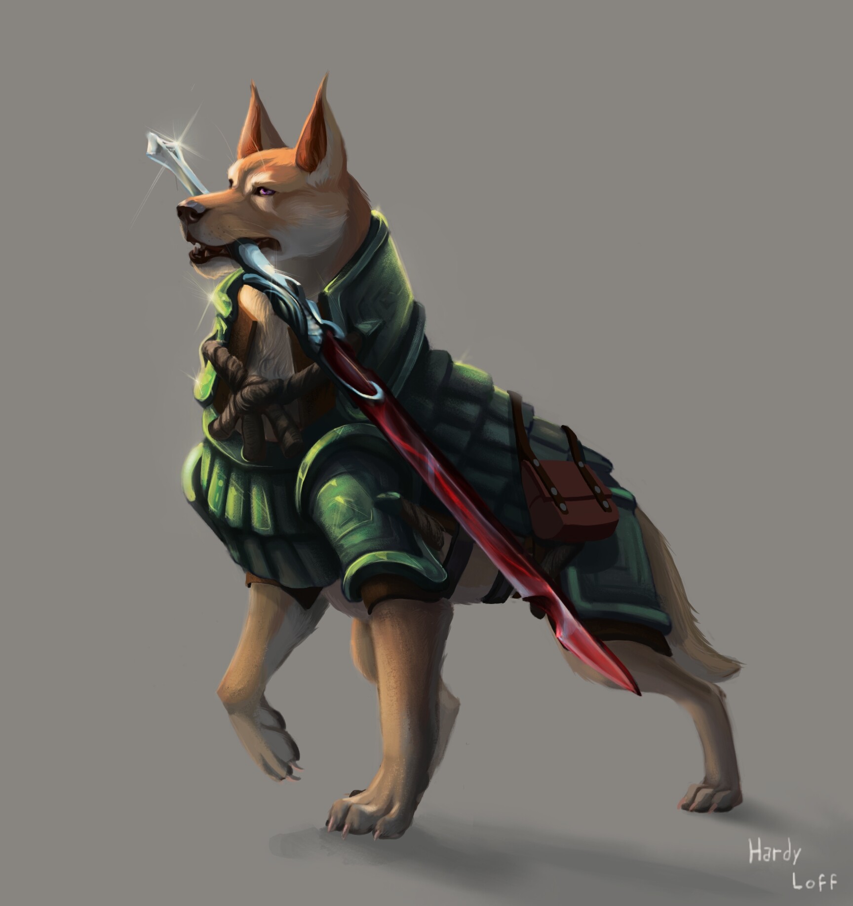 ArtStation - Pisco - Paladin Dog