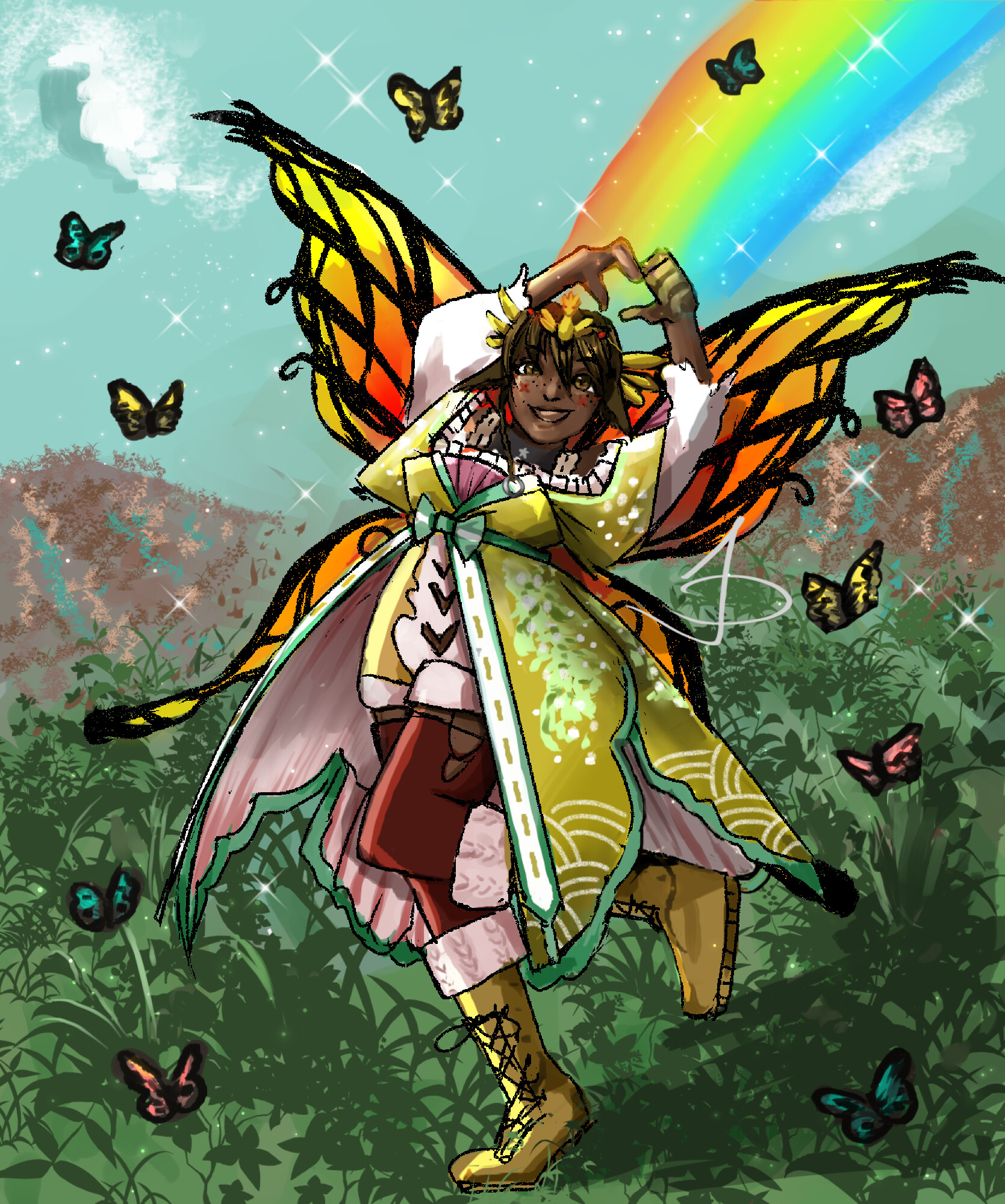 ArtStation - Buttefly Swarm