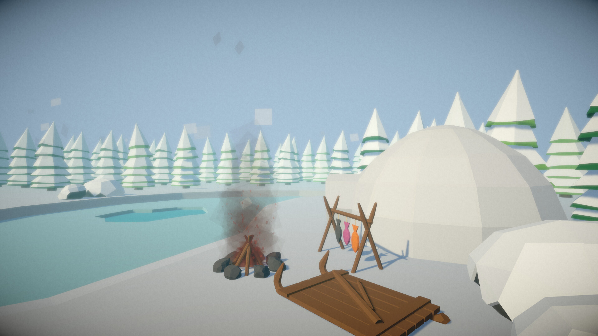 ArtStation - Polygon Winter Scene