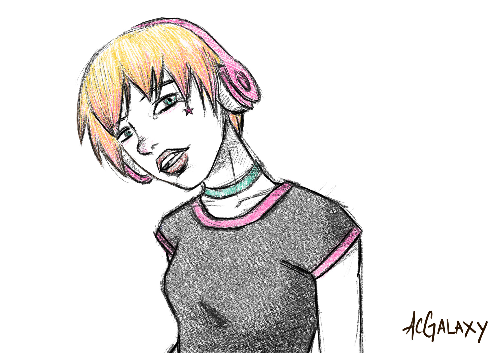 ArtStation - Music Girl 2