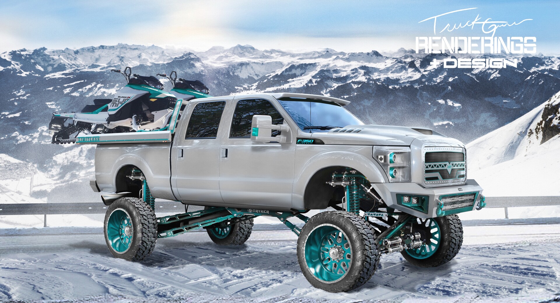 ArtStation - Lifted F250 Canadian Build