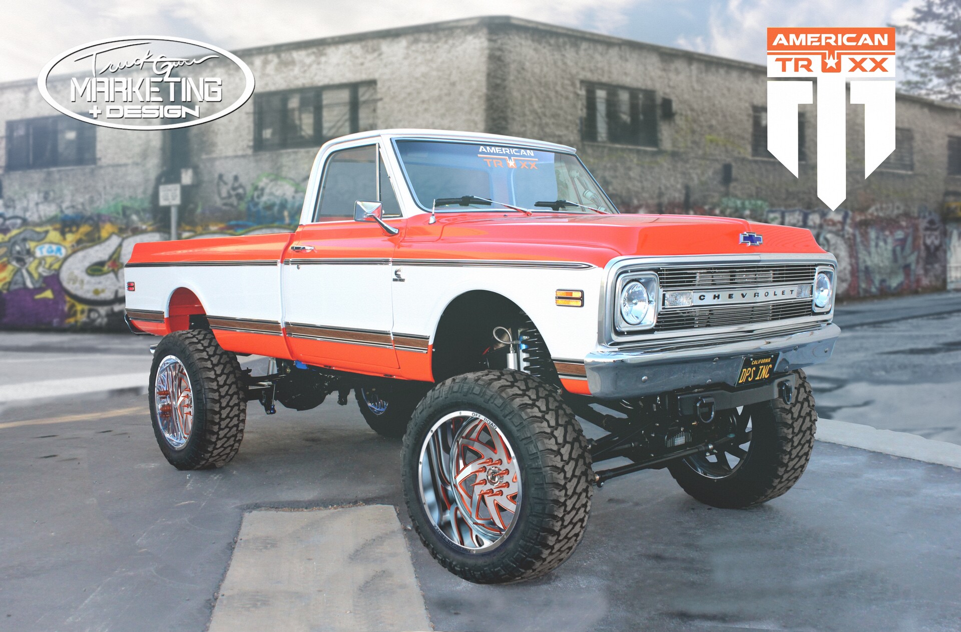 ArtStation - Lifted Old School Chev