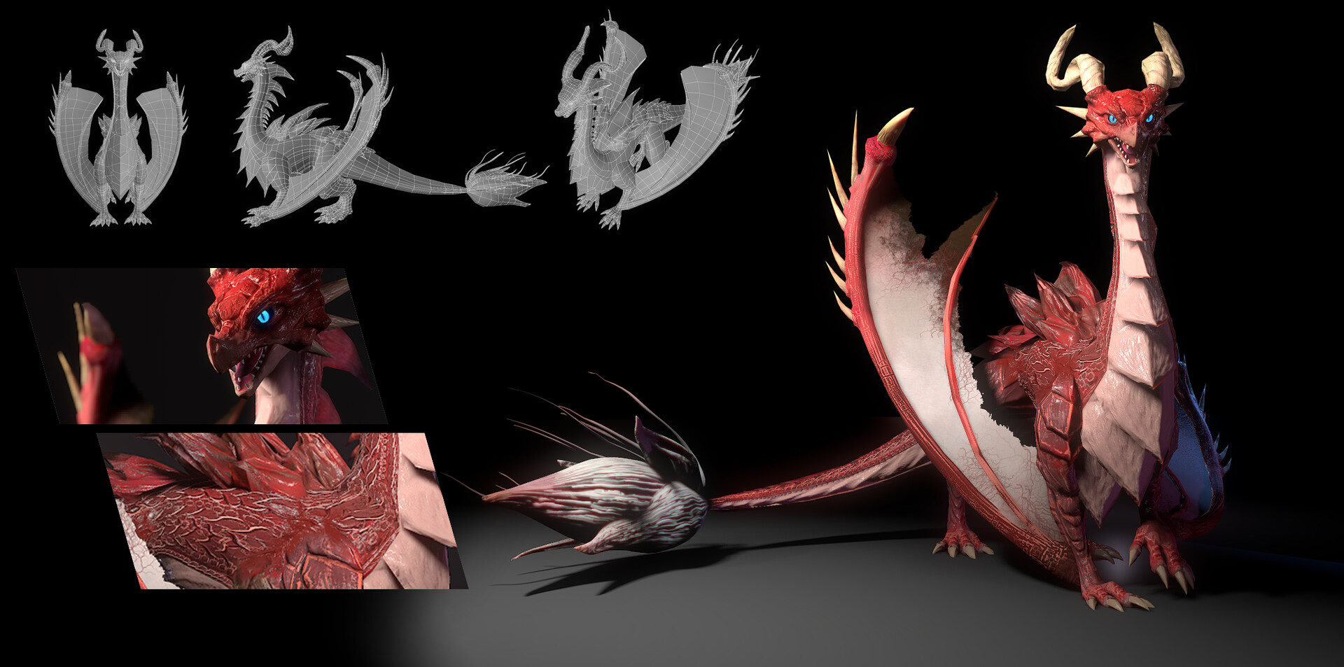 ArtStation - Original Red Dragon