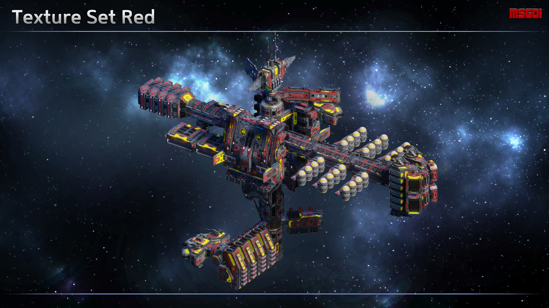 Military Sci Fi Space Station Layout