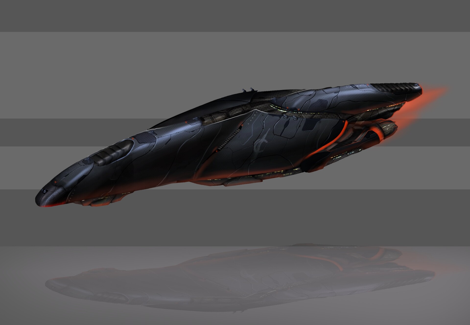 ArtStation - Alien - Capital Ship - Destroyer