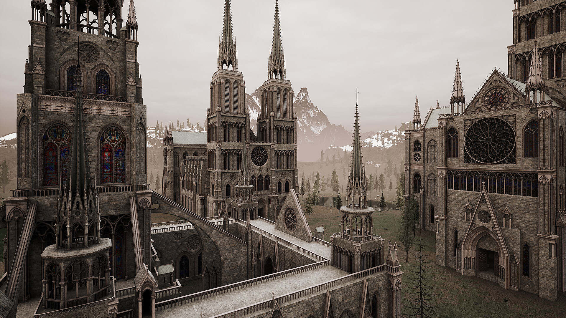 ArtStation - GOTHIC CATHEDRAL | Unreal Engine