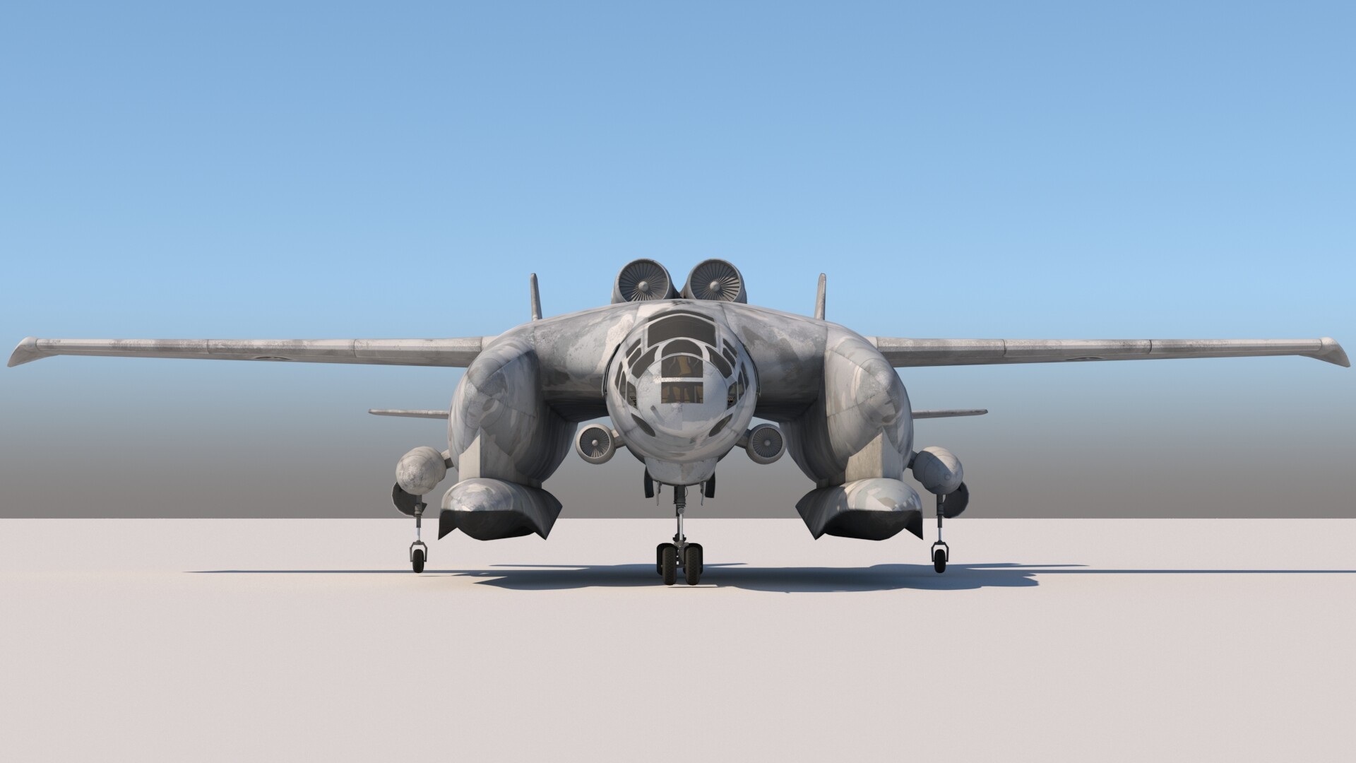 ArtStation - BB14_proto Bartini Beriev VVA-14