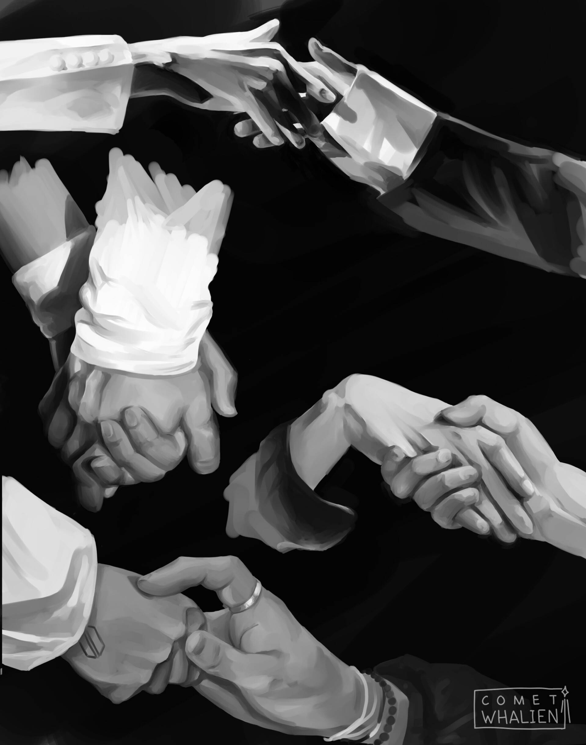 ArtStation - Hand holding study