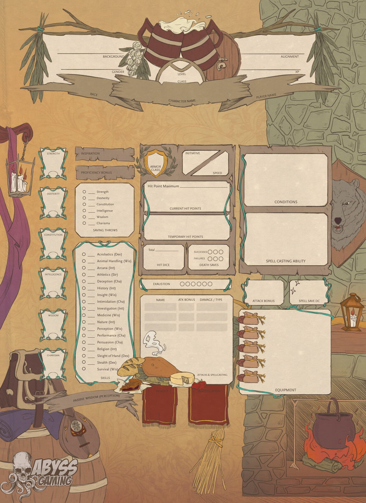 Bia Morassutti - DnD Character Sheets