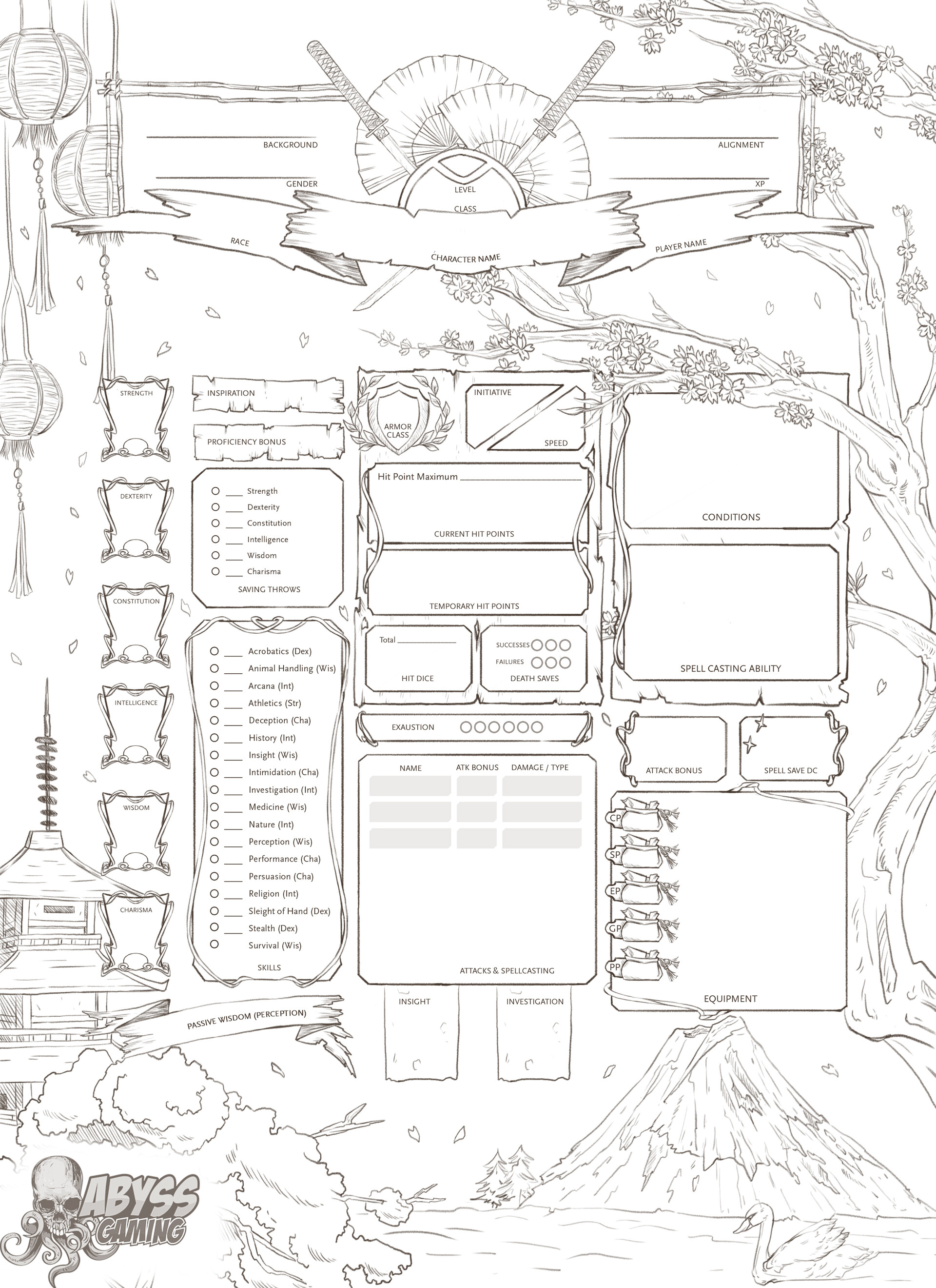 Bia Morassutti - DnD Character Sheets