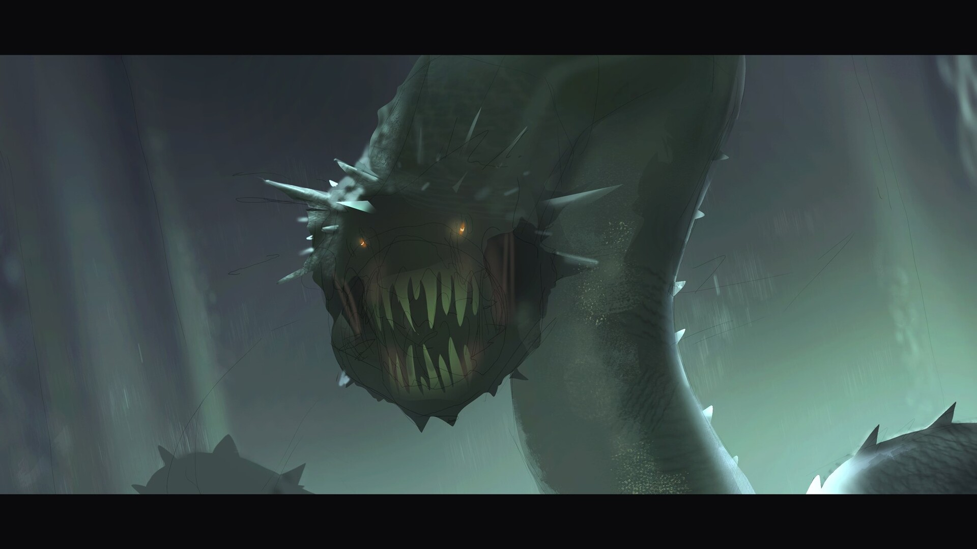 Karel D'Huyvetter - Some 30 min sketch done for the Daily spit paint ...