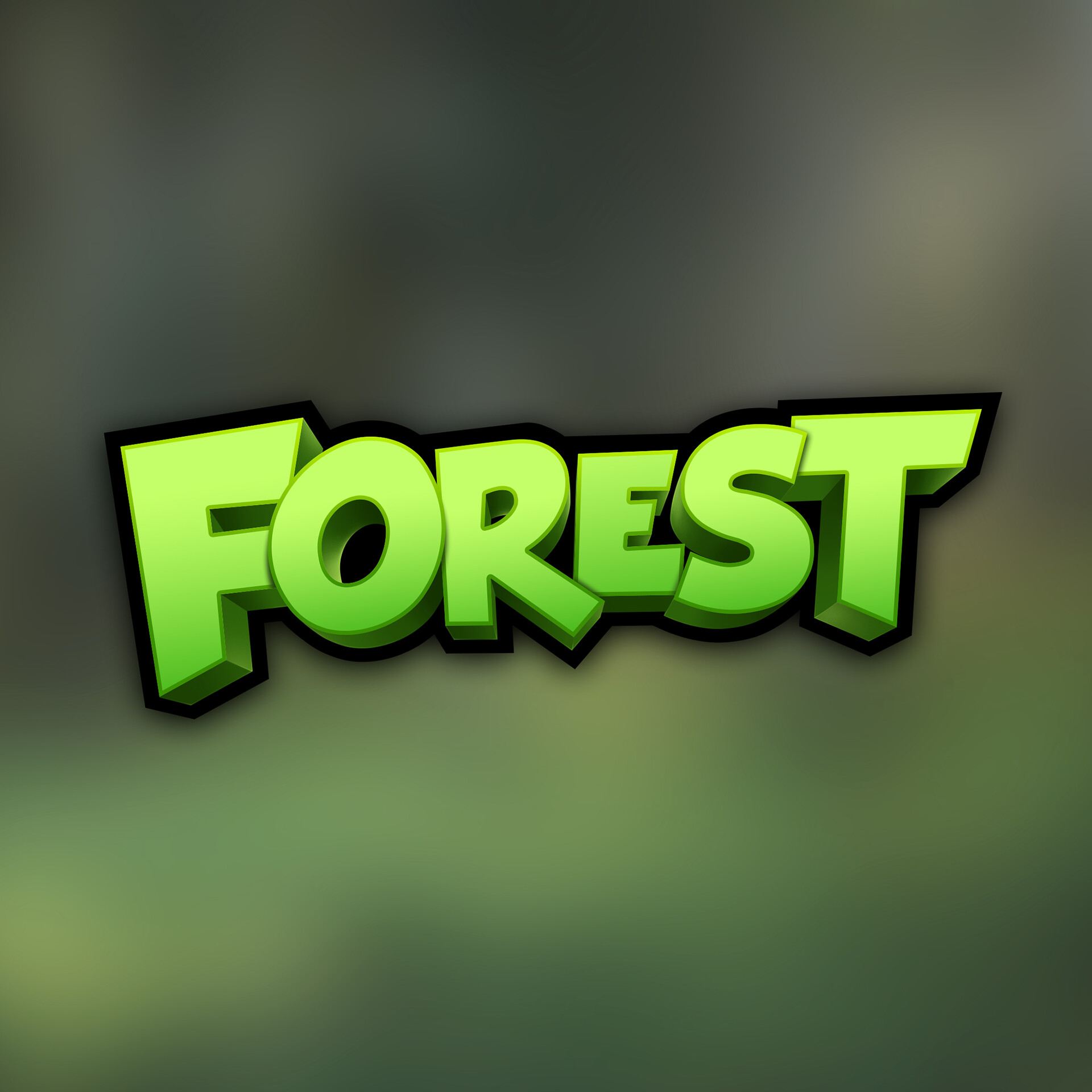 ArtStation - Logo design: Forest
