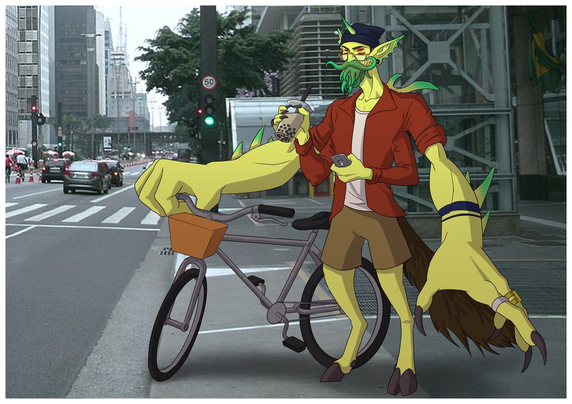 ArtStation - Hipster monster guy