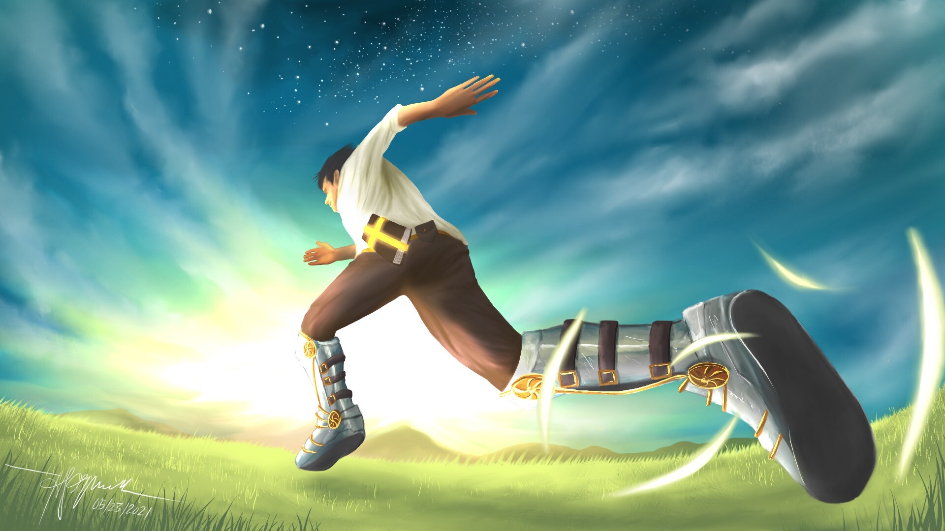 ArtStation - Shoes of the Gospel of Peace