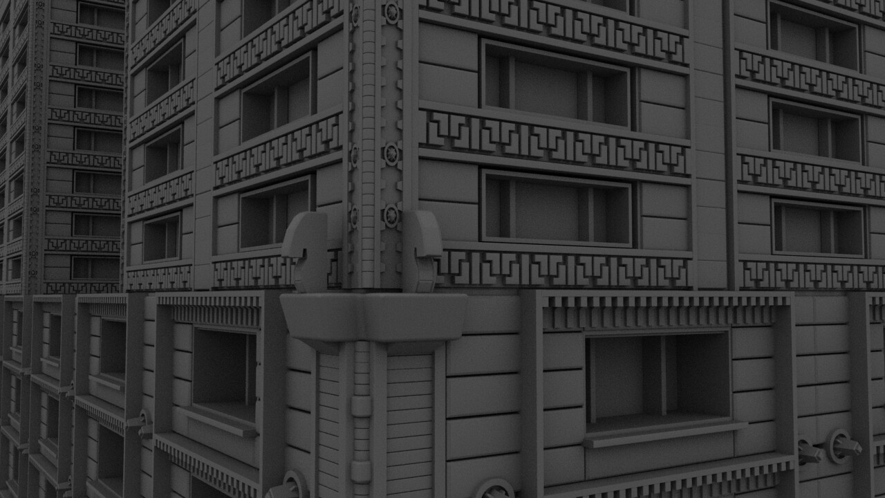 ArtStation - Detailed Building