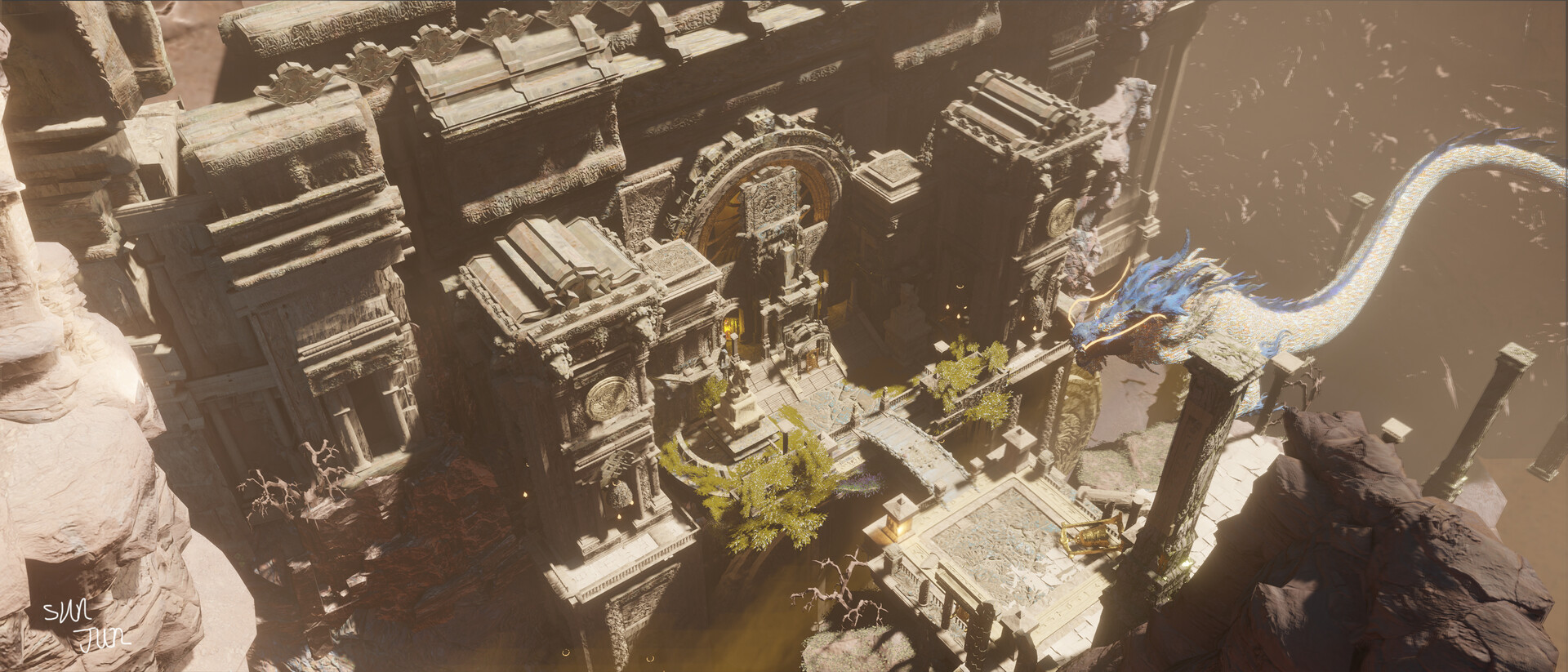 ArtStation - Dragon Temple
