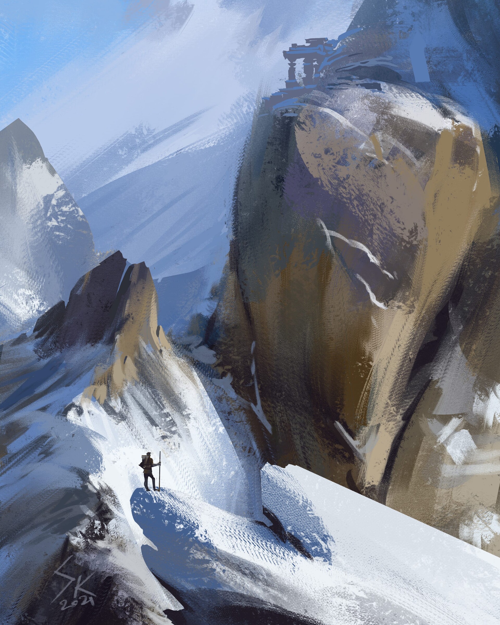 ArtStation - The white temple