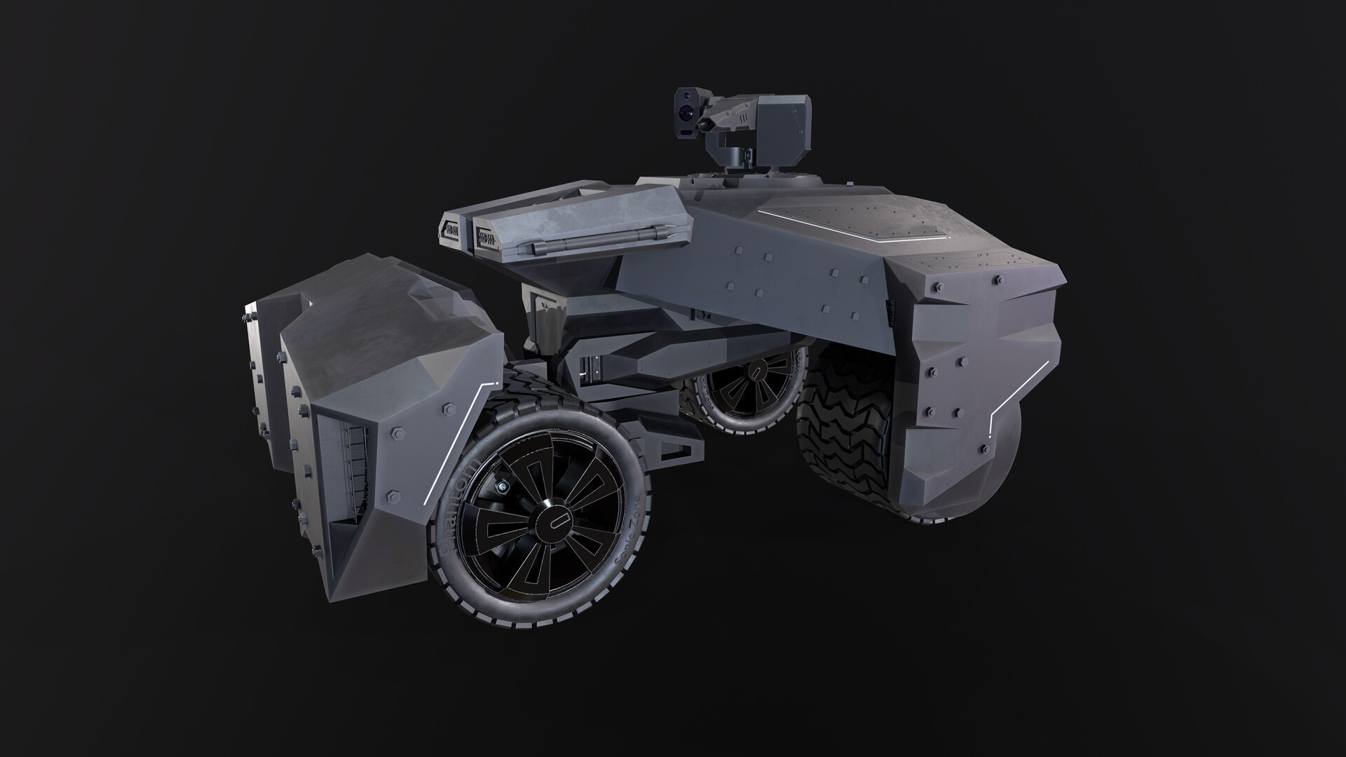 ArtStation - UGV concept: Phantom