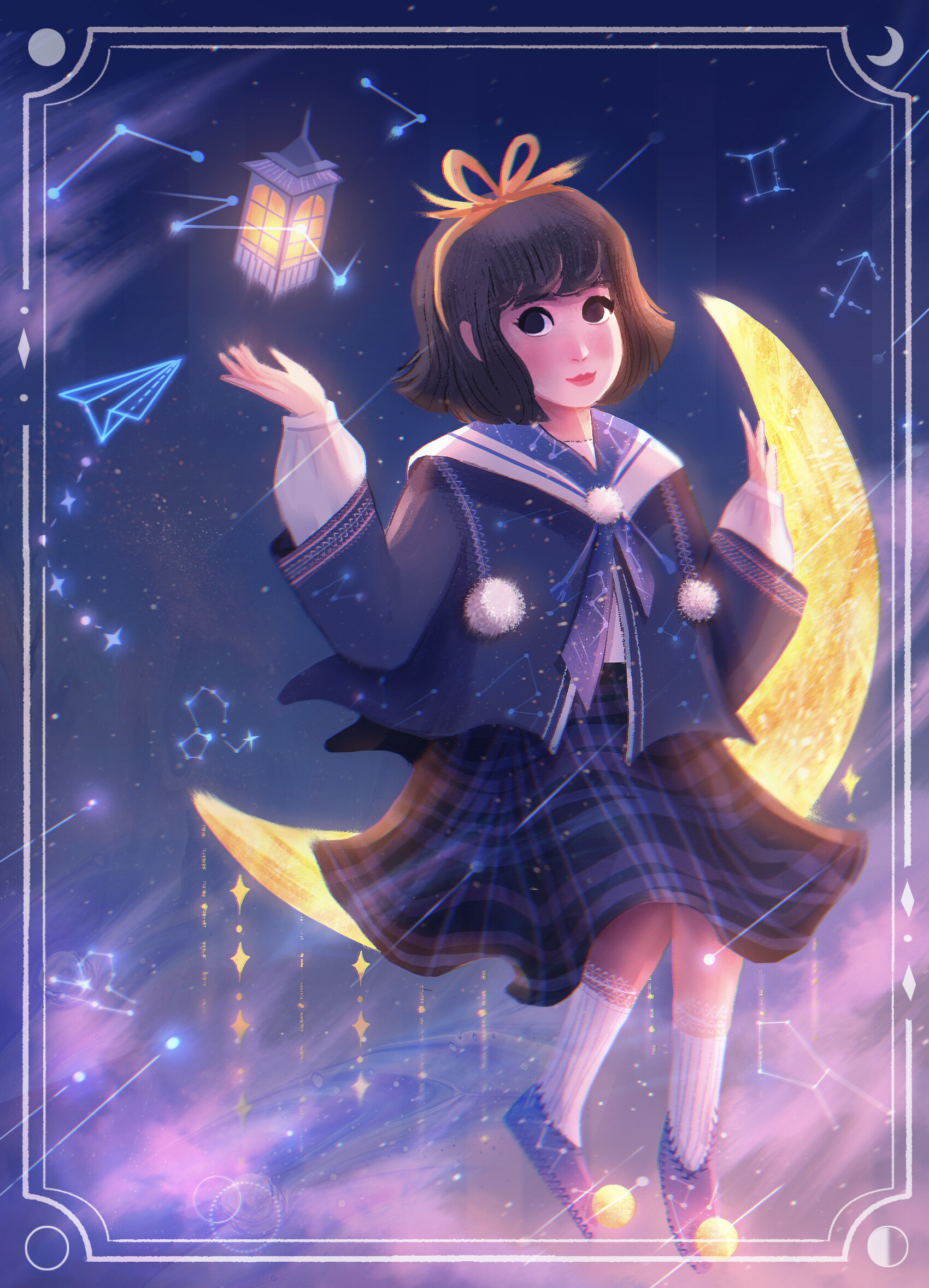 ArtStation - Time For The Moon Night