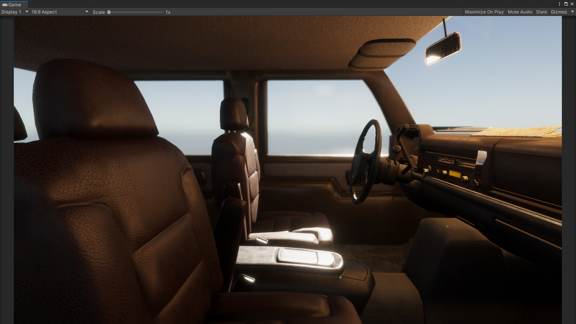 ArtStation - Interior Car Game Asset realtime in Unity
