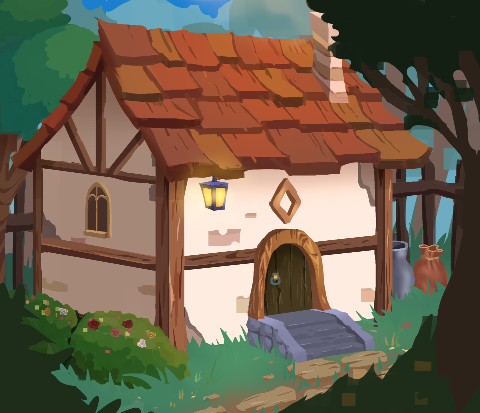 ArtStation - Fantasy house