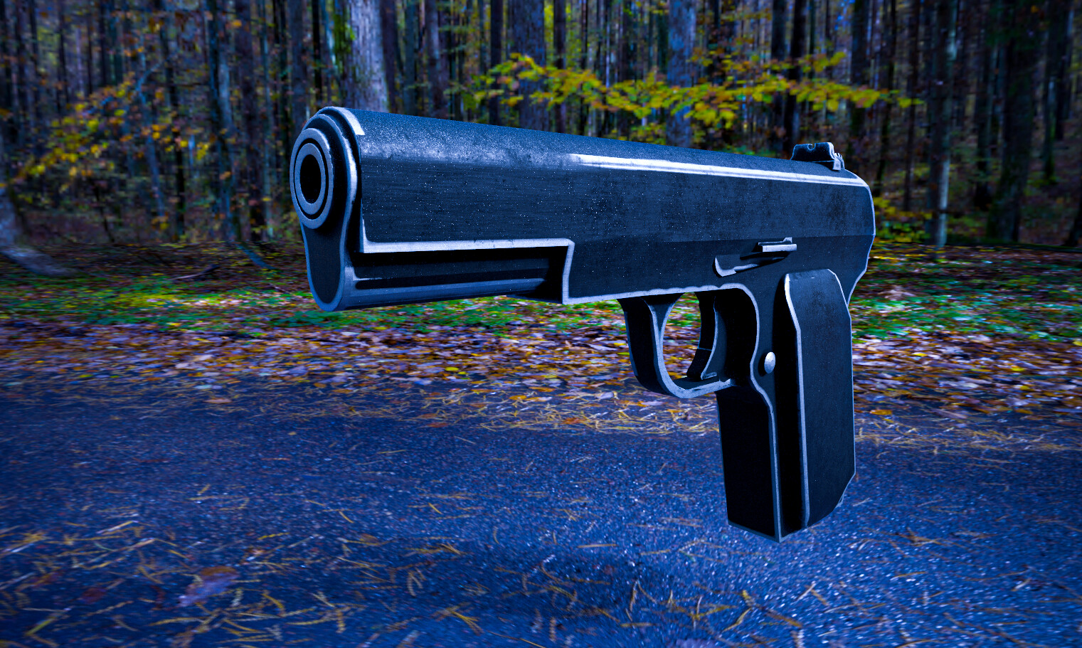 ArtStation - 3D Pistol