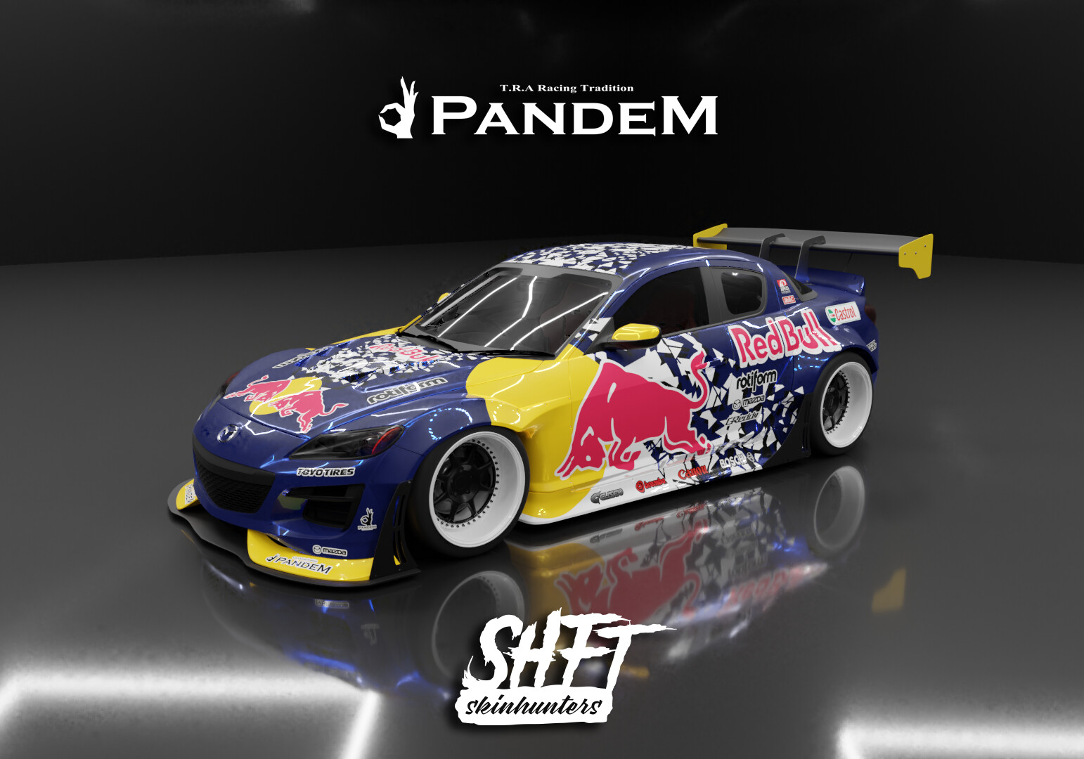 ArtStation - ура! доделал модель ''MAZDA RX-8 Pandem'' 😘👌🏻🐇🚀