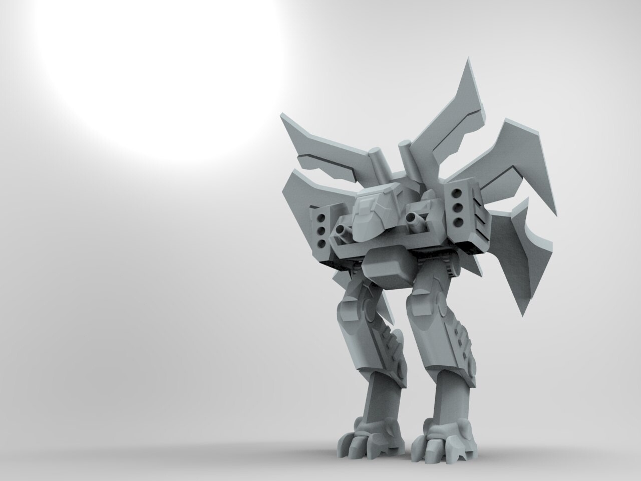 ArtStation - Eyrie Mech