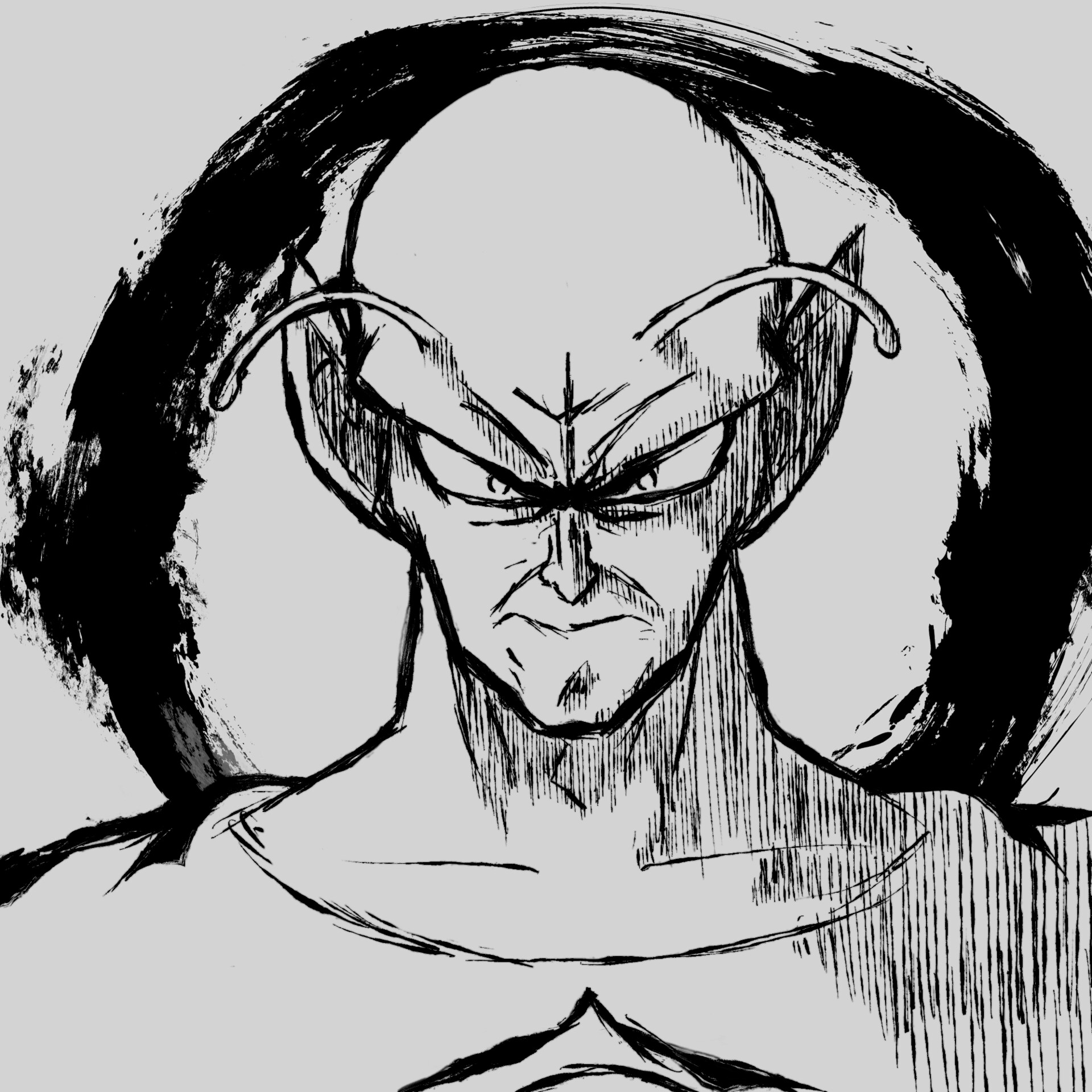 how to draw the demon king