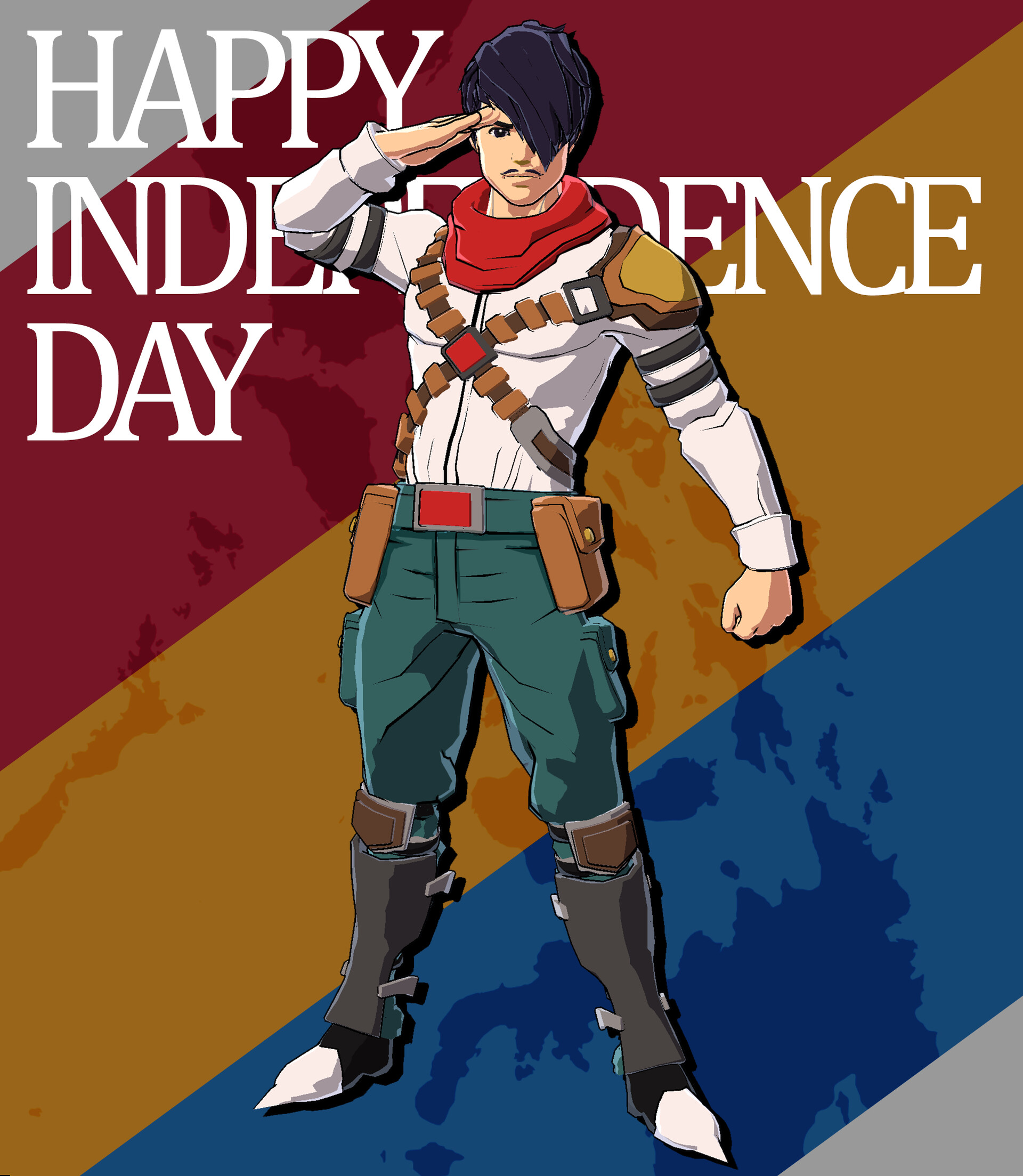 ArtStation - Independence Day - Joe Rizal - Bayani Fighting Game