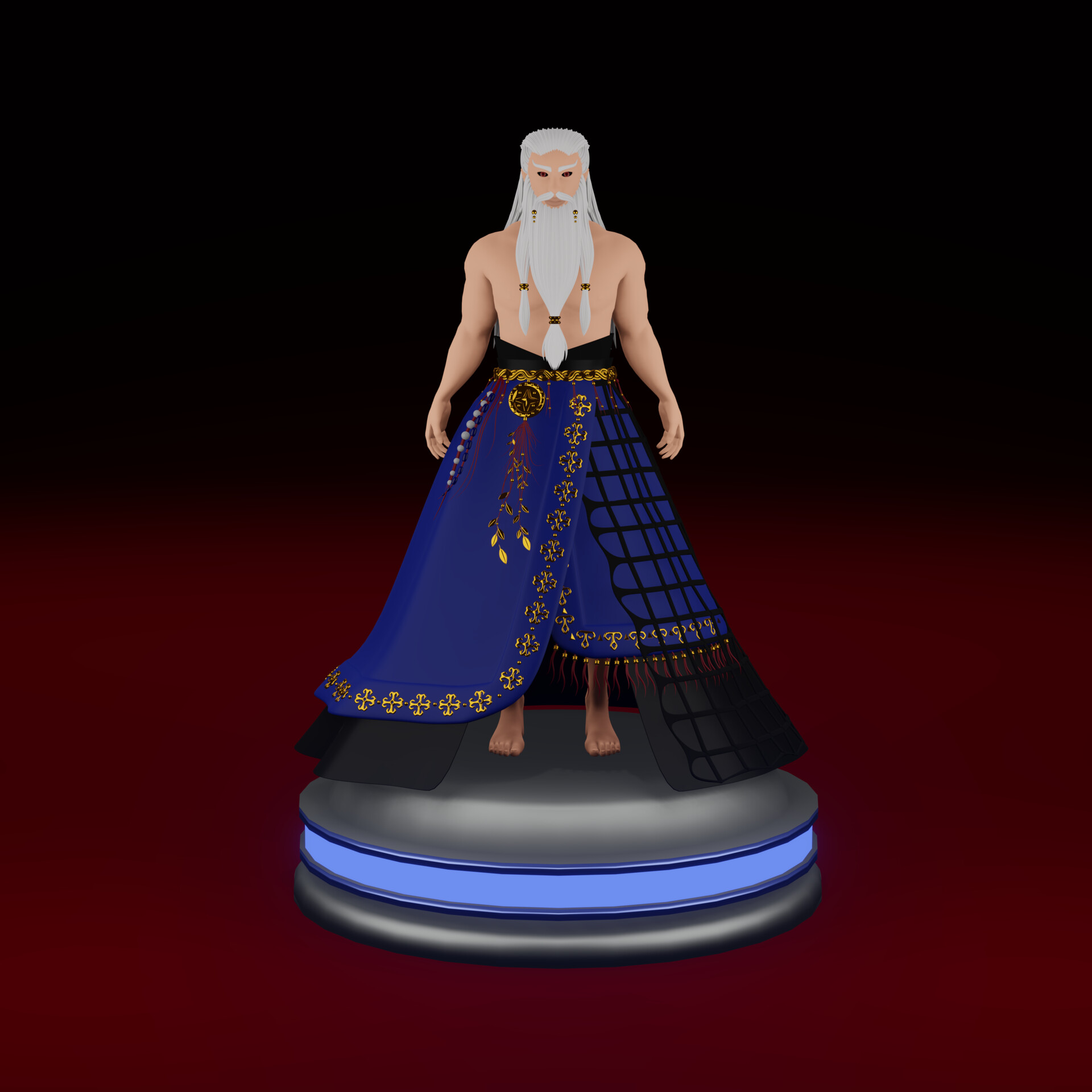 ArtStation - Turkish mythology character-KAYRA HAN