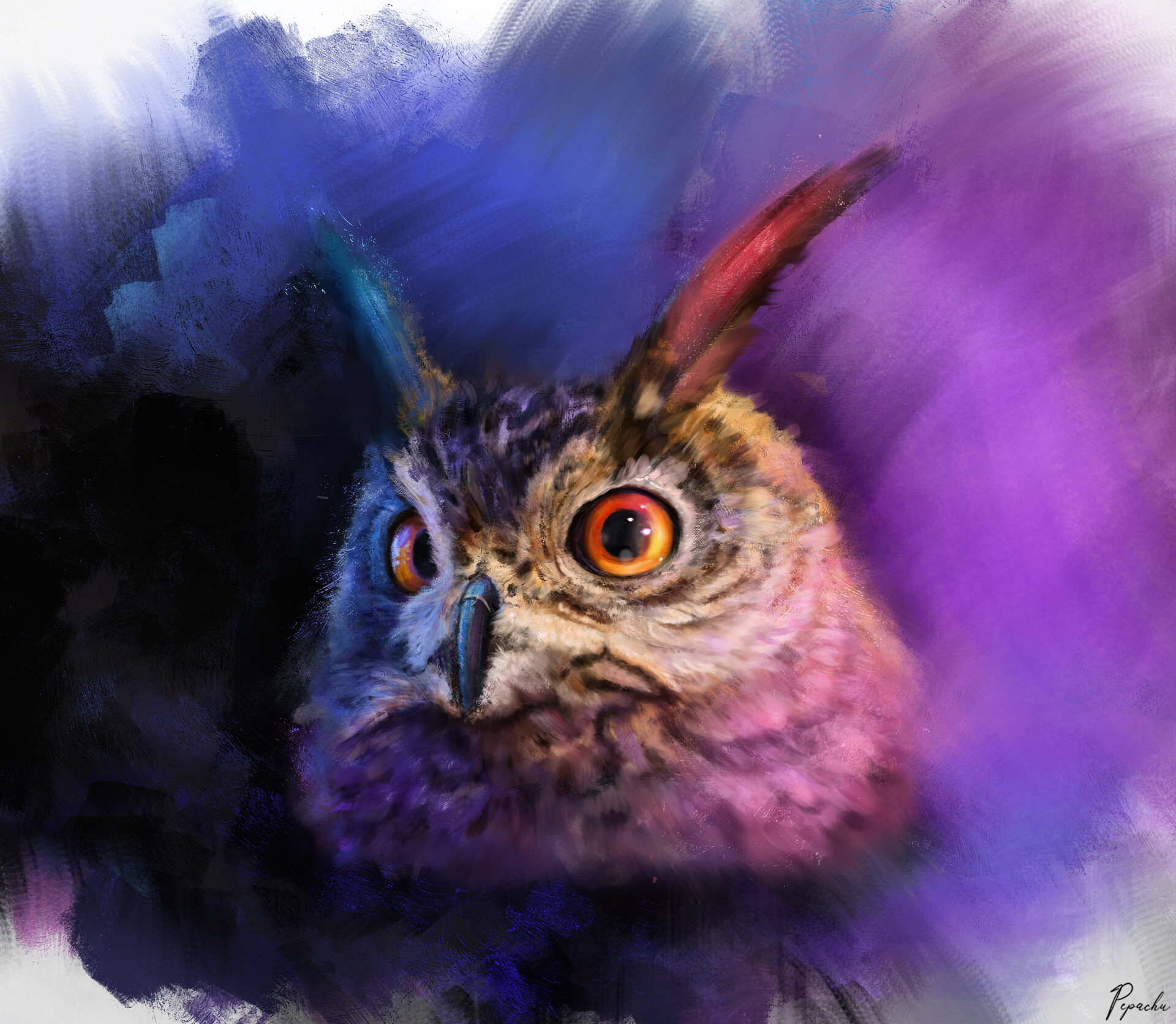 ArtStation - Owls~ Hoot