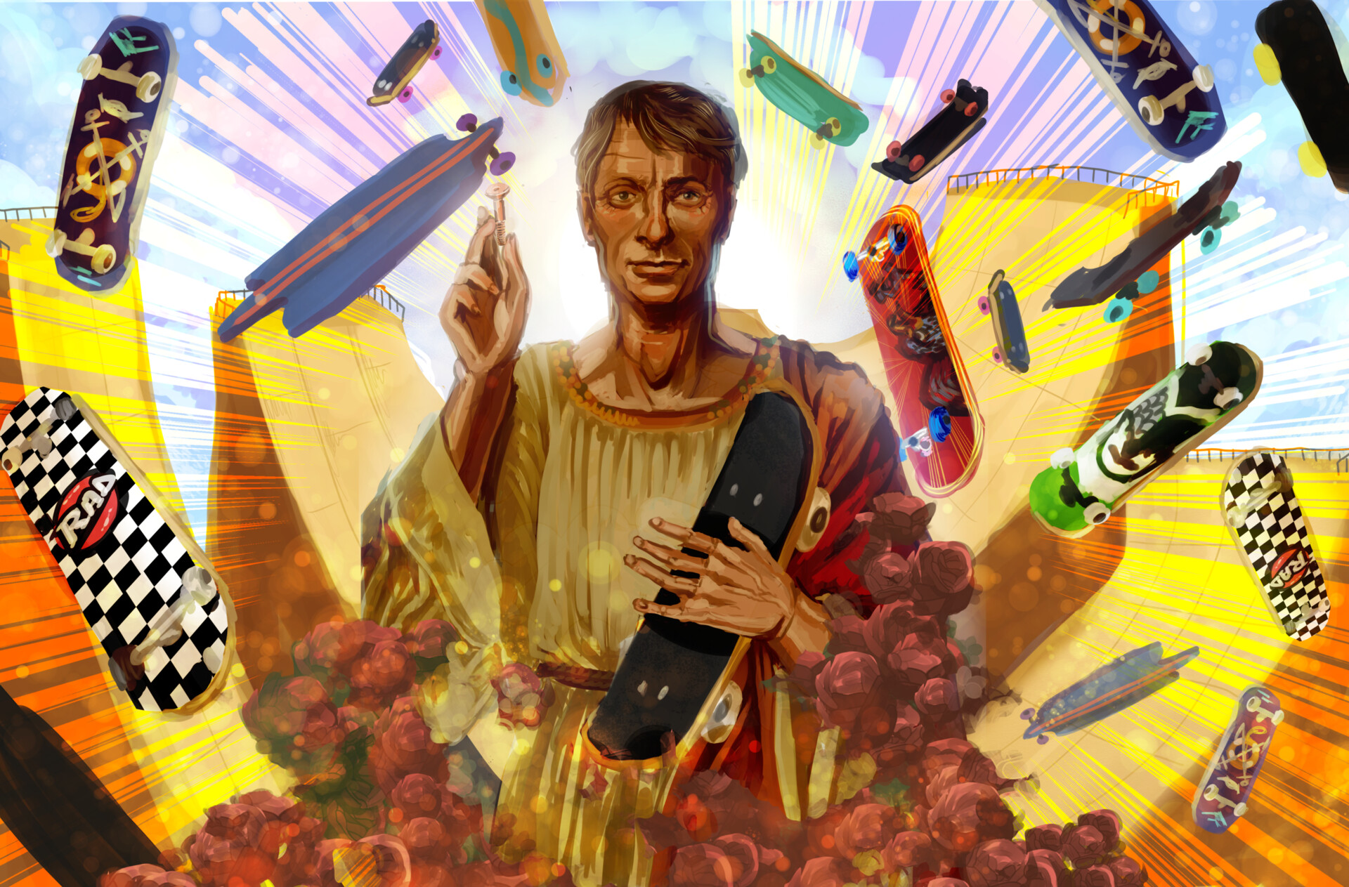 ArtStation - Tony Hawk Jesus