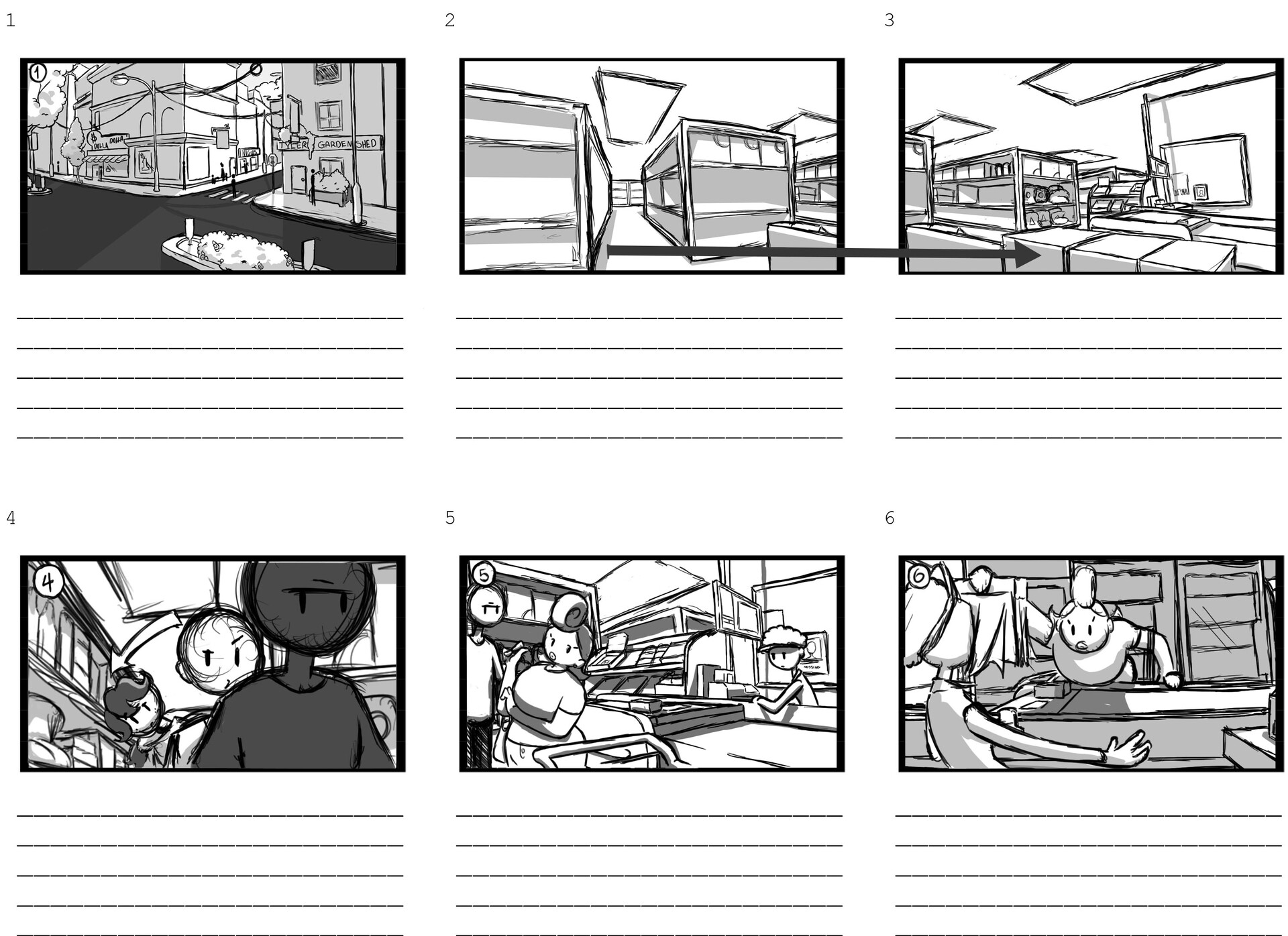 ArtStation - Dollar Store Storyboards