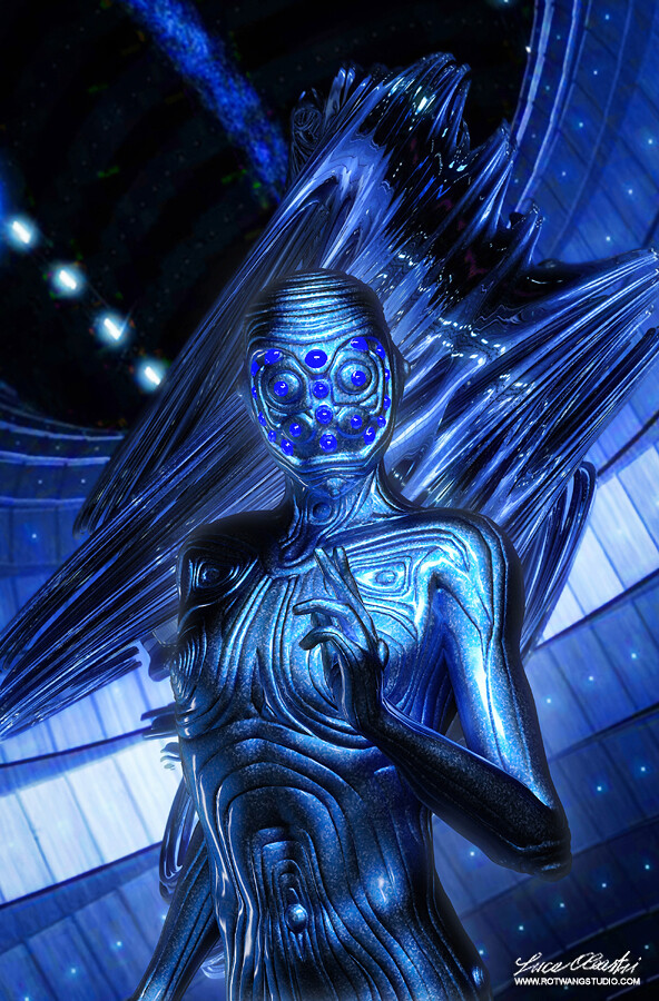 ArtStation - Blue Alien