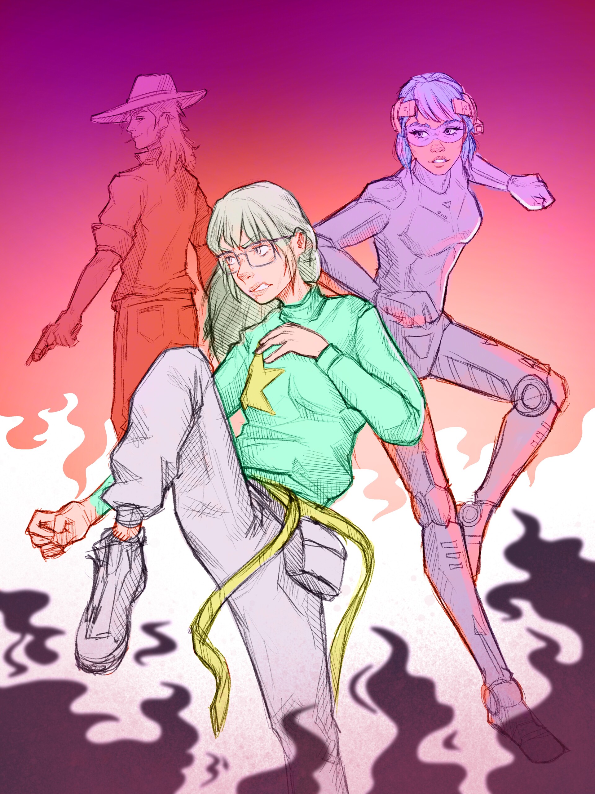 ArtStation - “The Crew” - Character Action Concept