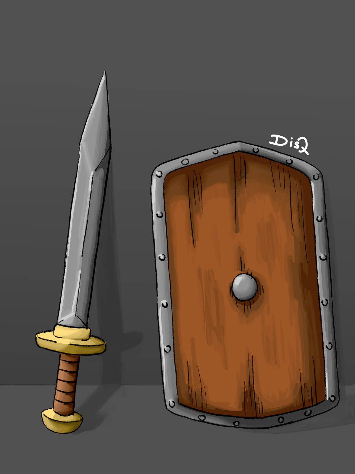 ArtStation - Sword and Shield (Knight Sentinels' Arsenal)