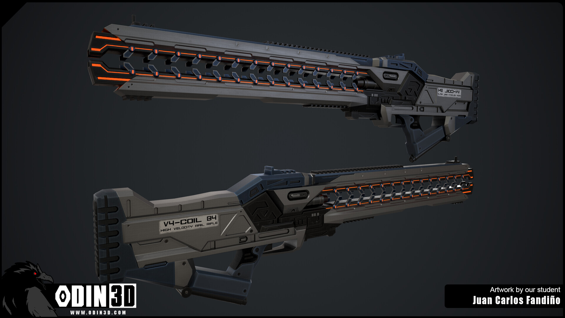 Odin3D Students - O3D | RAILGUN | JUAN CARLOS FANDIÑO
