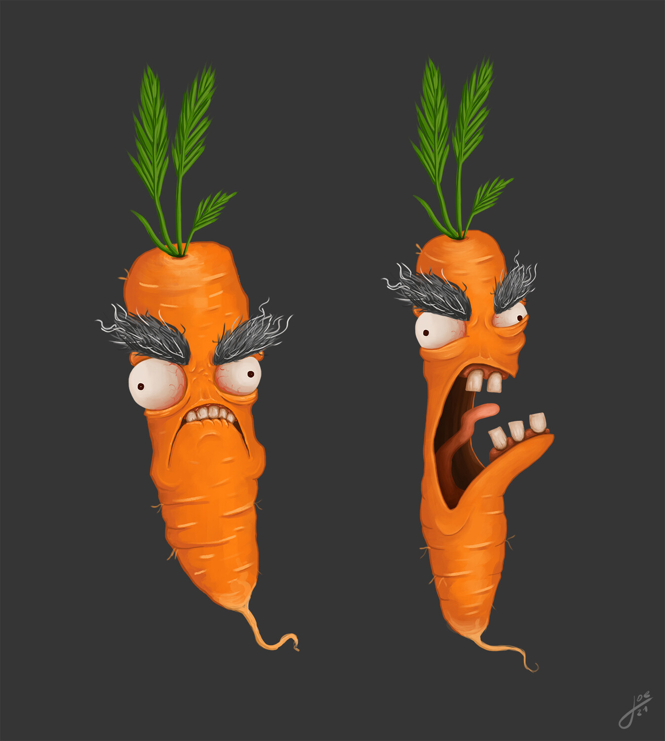 ArtStation - Angry vegetables #1