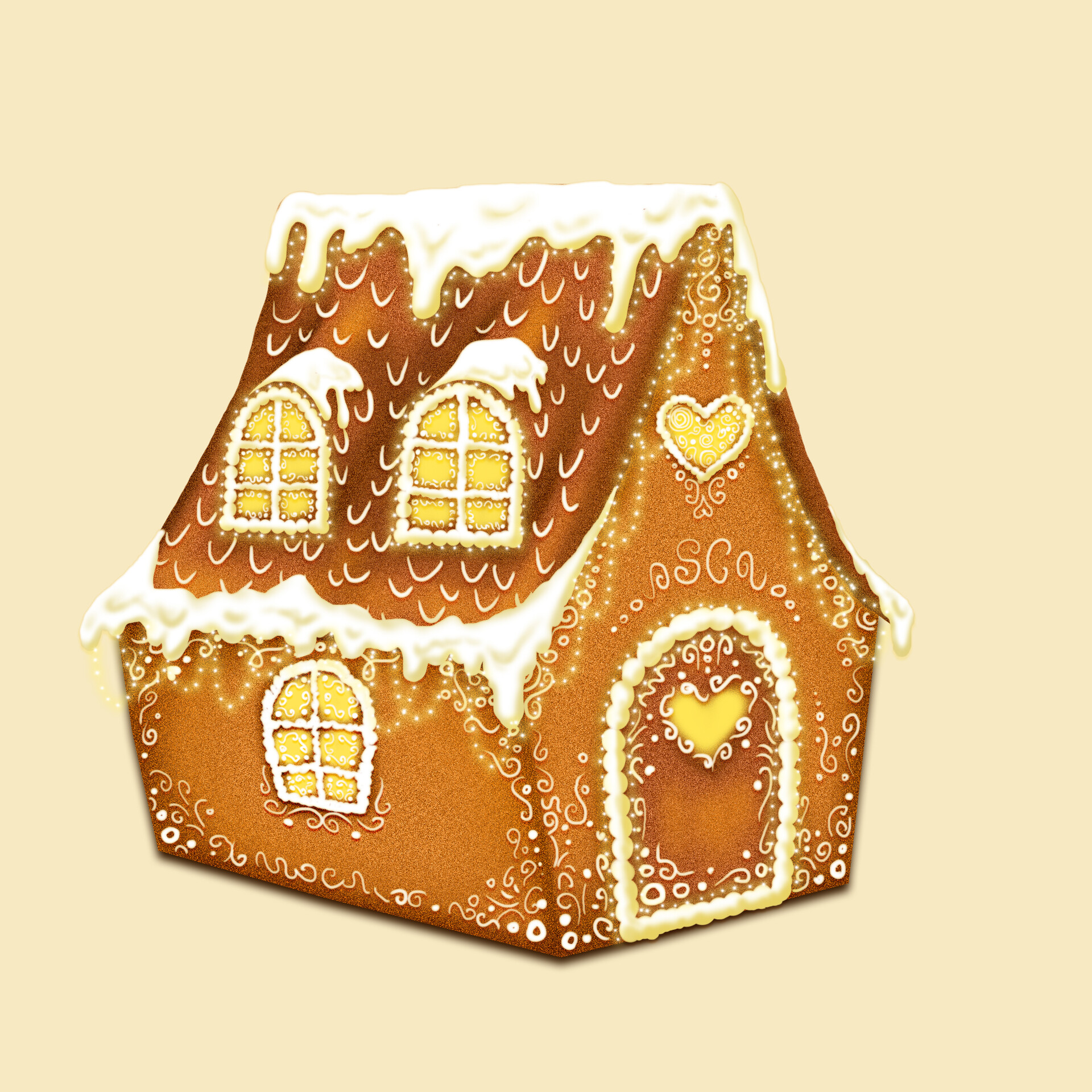 ArtStation - Gingerbread House