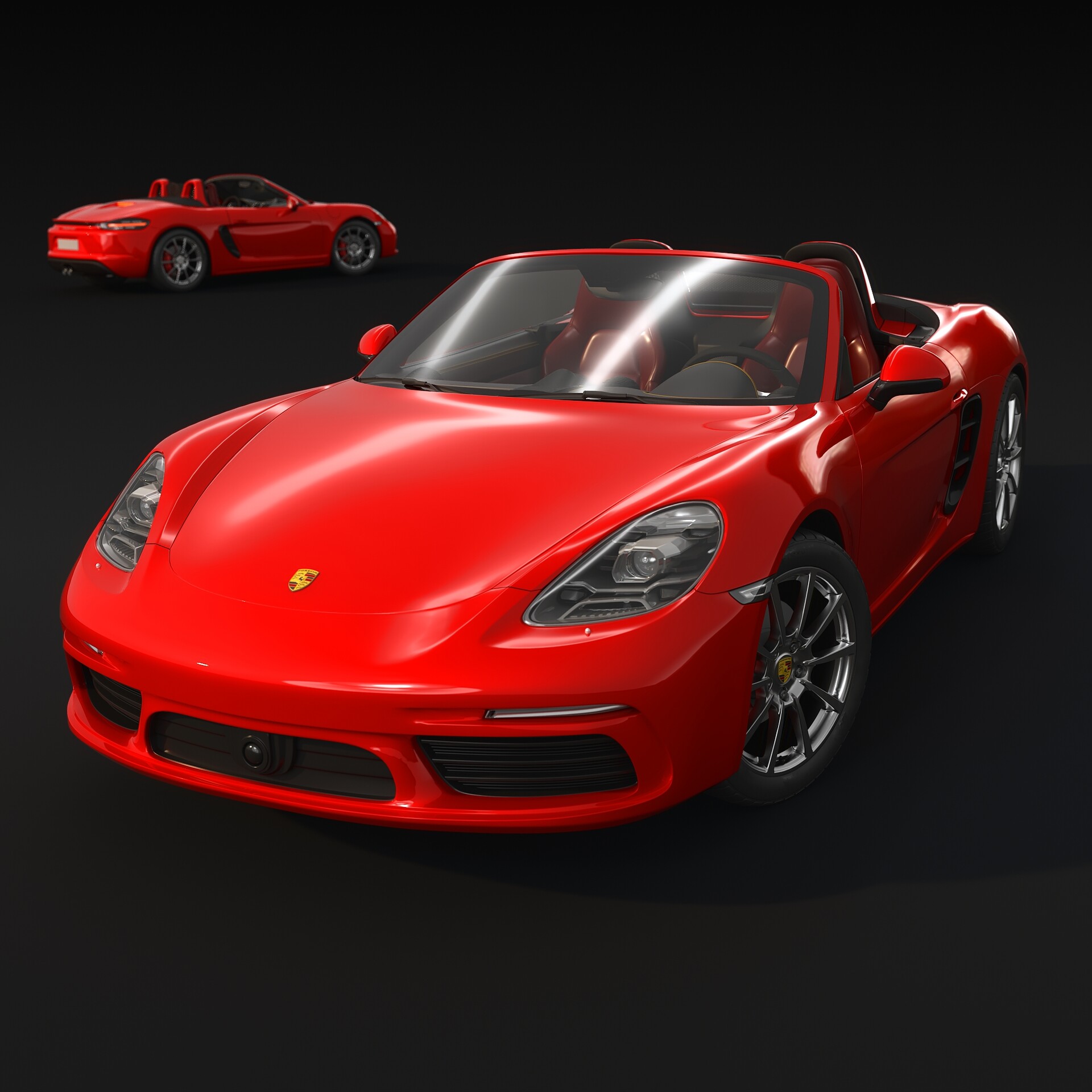 ArtStation - RED Porsche