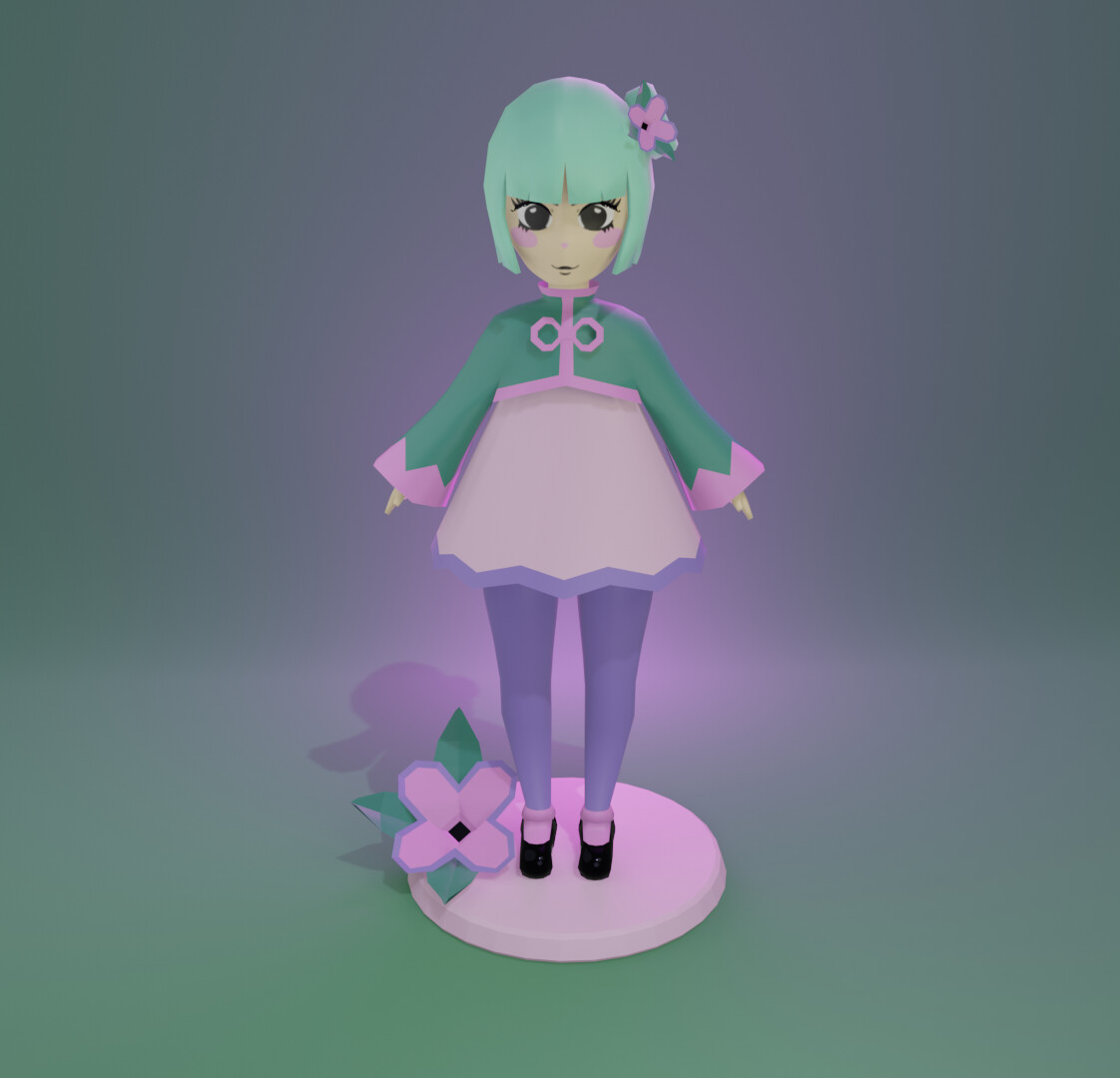 ArtStation - Low Poly character