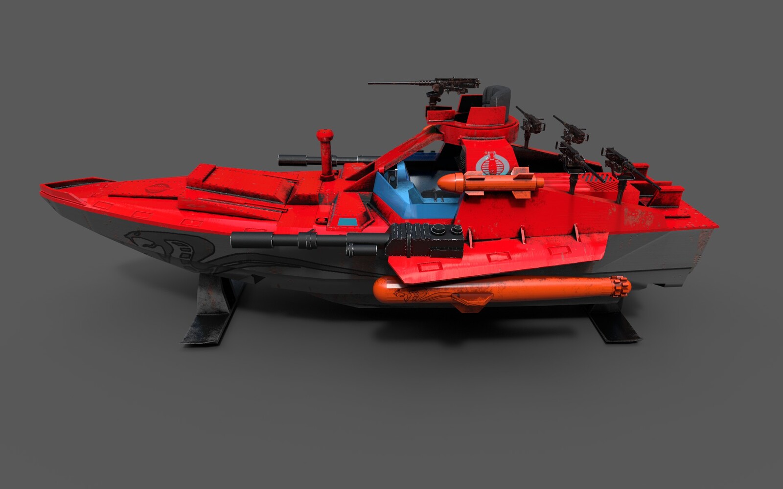 Christopher Holmes - GI Joe Cobra Moray Hydrofoil