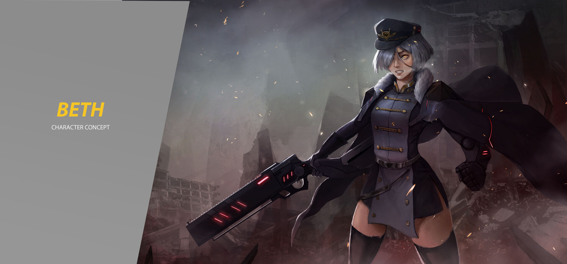 ArtStation - Overwatch fancharacter - Beth