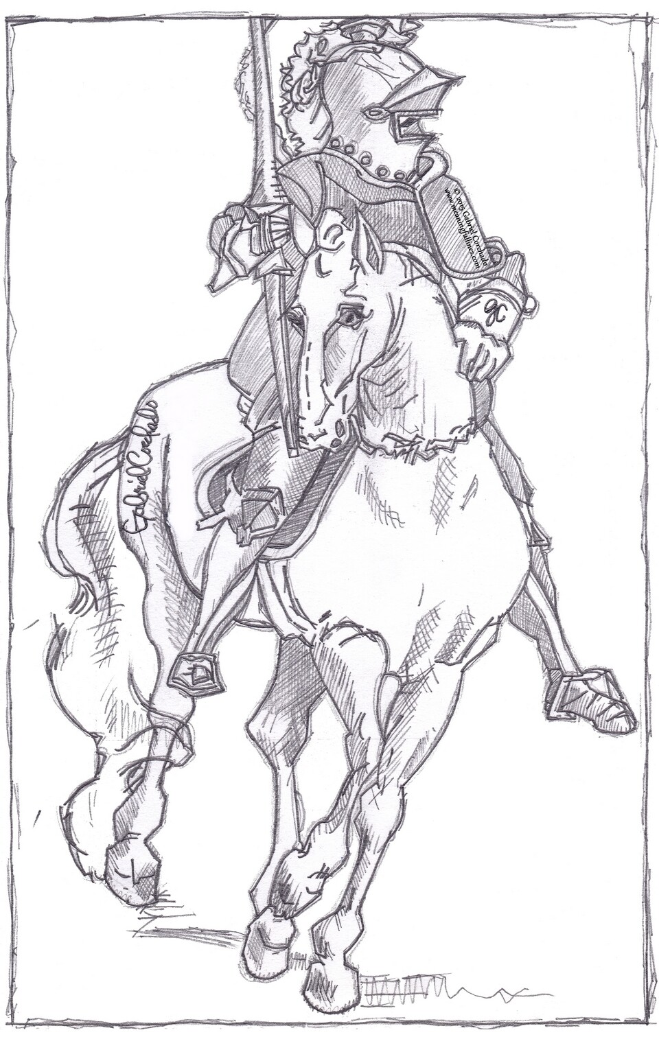 ArtStation - German Horse and Rider