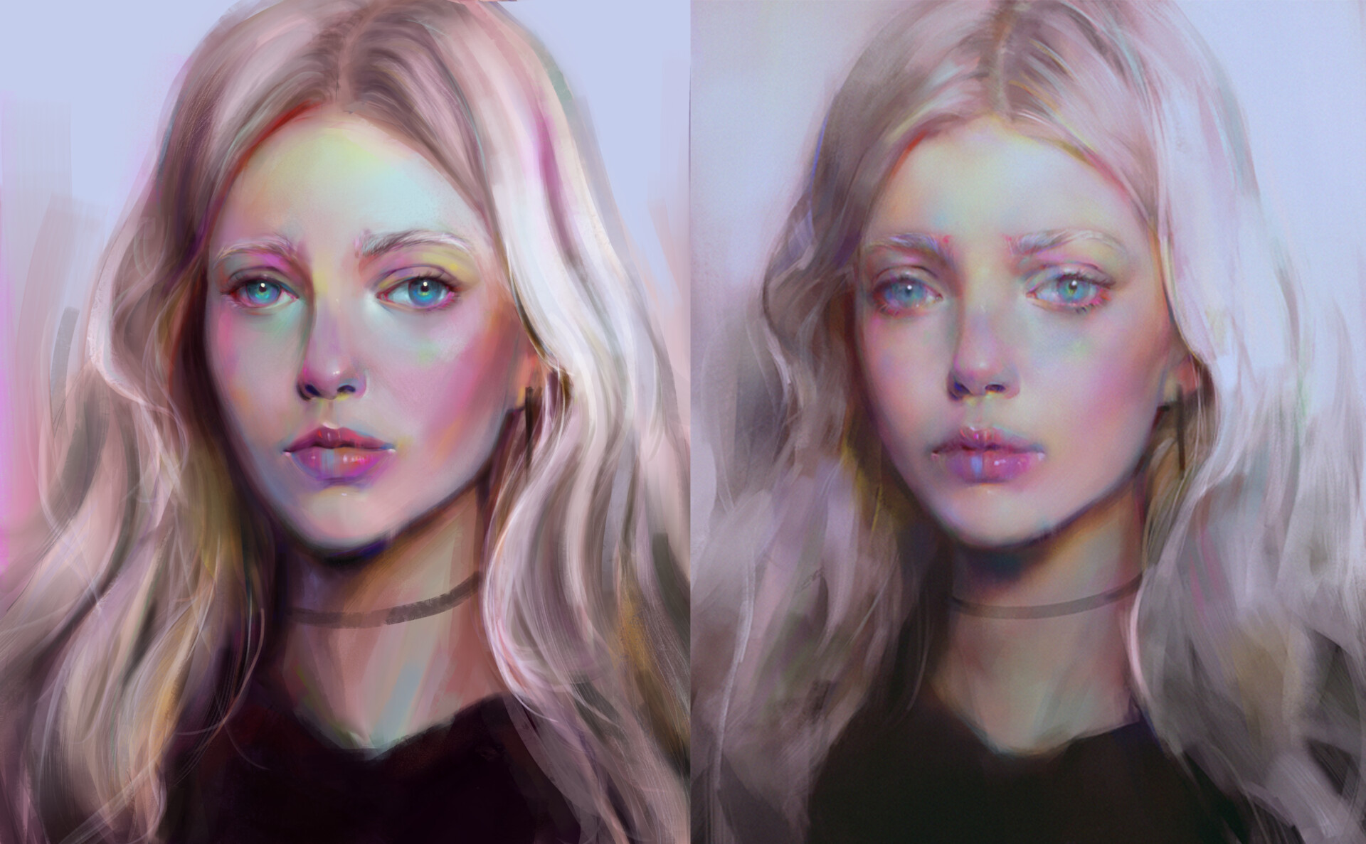 ArtStation - color study portrait